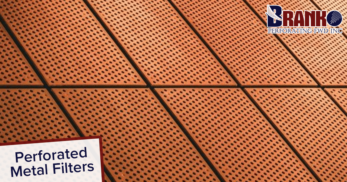 Perforated Metal Filters » Branko Perforating » Bristol, WI