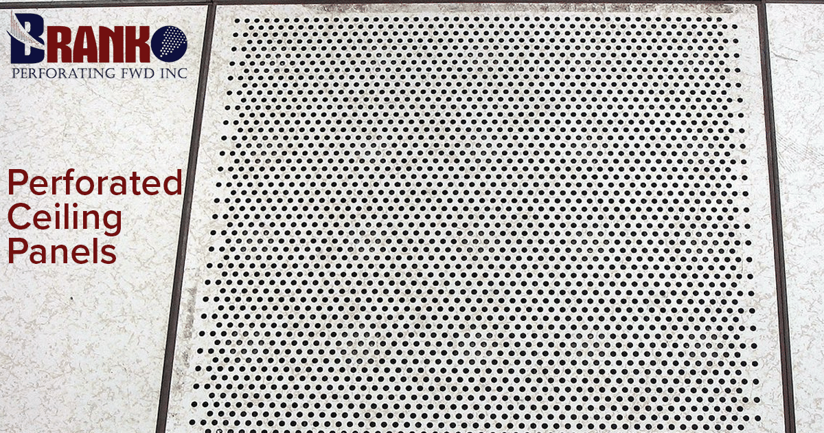 Perforated Ceiling Panels » Branko Perforating » Bristol, WI