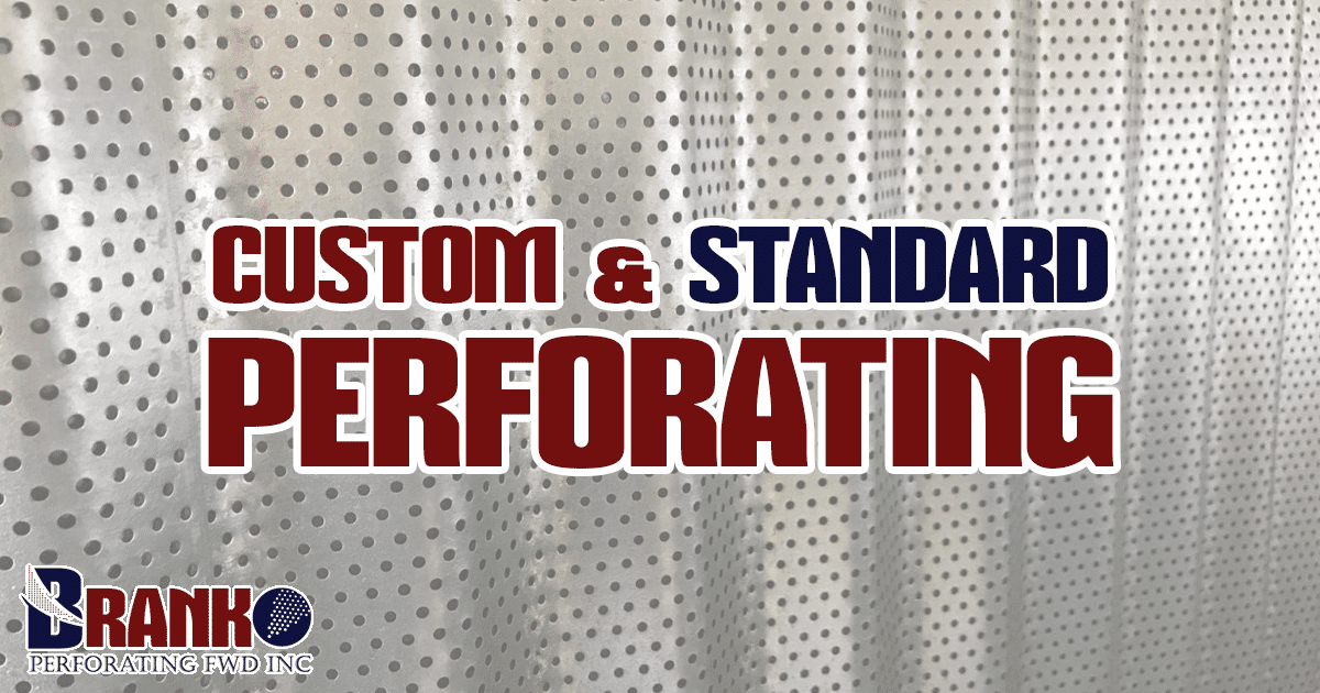 Perforated Stainless Steel » Branko Perforating FWD Inc.